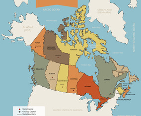 Free arctic map - Vector Art