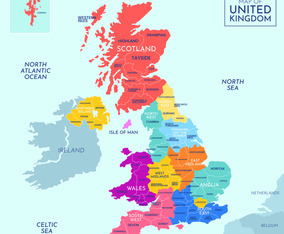 Country Map United Kingdom