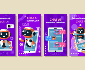 Chatbot Social Media Story Concept