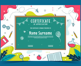 School Certificate Template