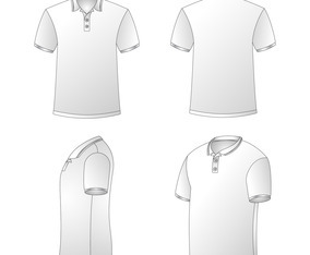 Classic Mens Polo Shirt Template | FreeVectors