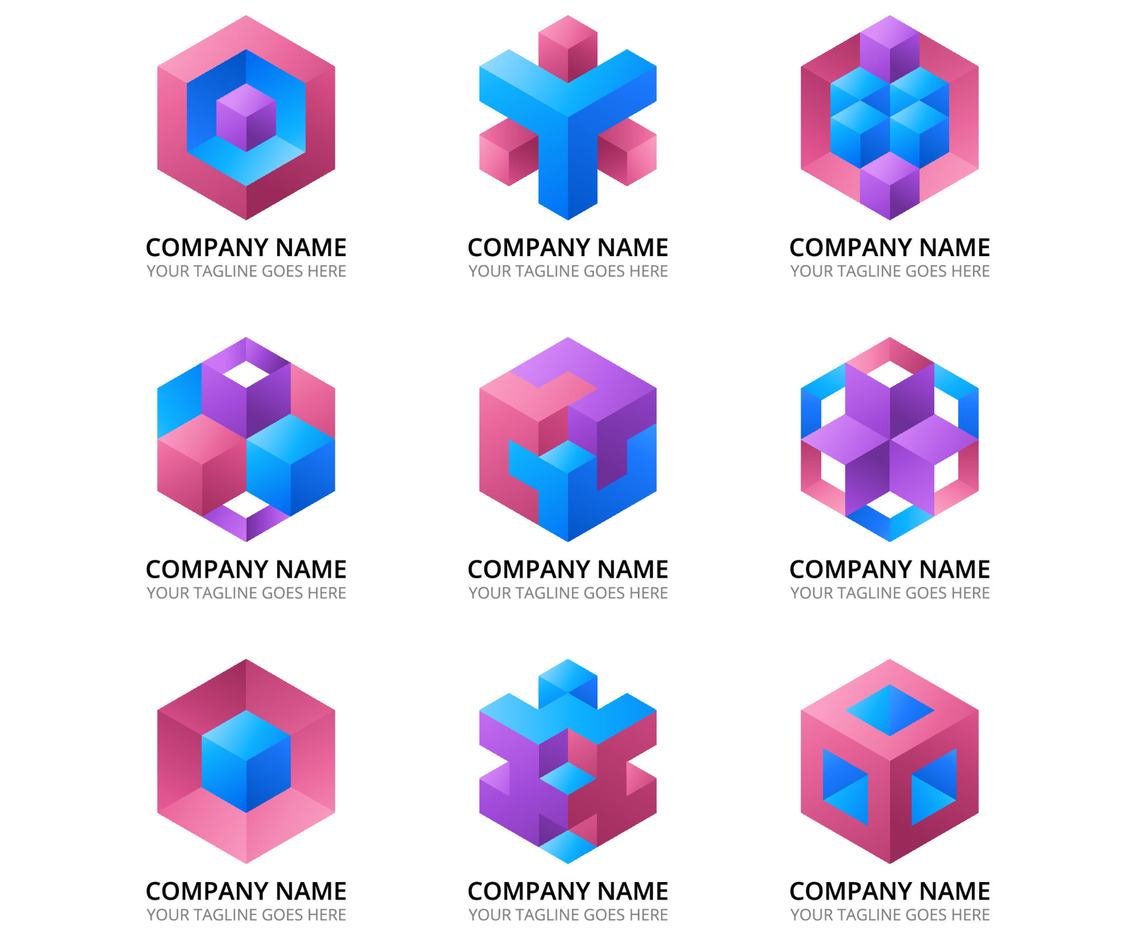 Geometric Shapes Logo Design Modern Geometric Vector Photo Free Geometric Shapes Logo Design Modern Geometric Vector Photo Free