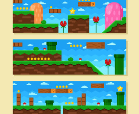 Free super mario bros - Vector Art