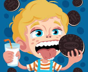 Free indulgence - Vector Art