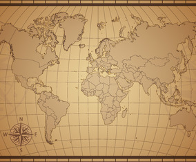 Ancient Map Illustration | FreeVectors