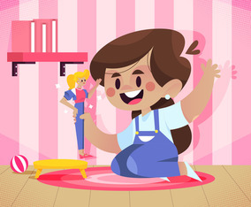 Free play - Vector Art