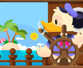 Free donald duck - Vector Art