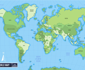 Free Vector World Map