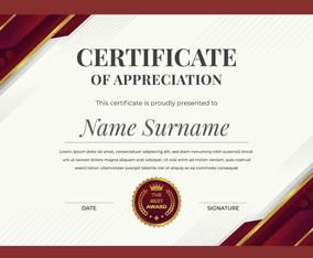 Professional Education Certificate | FreeVectors