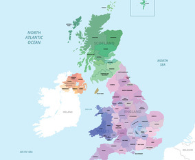 Country Map United Kingdom