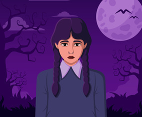 wednesday addams - 88 Free Vectors to Download | FreeVectors