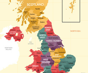 Country Map United Kingdom