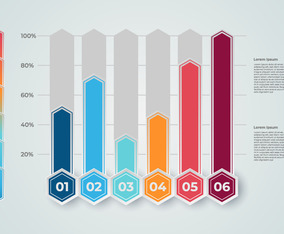 Minimalist Modern Progress Bar Infographic Interface | FreeVectors