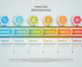 Free timeline - Vector Art