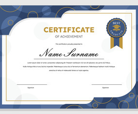 Minimalist Professional Education Certificate Template