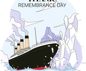 titanic remembrance day - 11987 Free Vectors to Download | FreeVectors