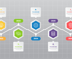 Free timeline - Vector Art