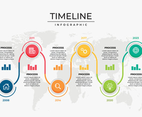 Free timeline - Vector Art