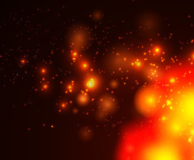 Realistic Fire Flare Background
