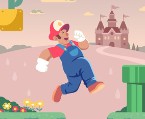 Free mario - Vector Art