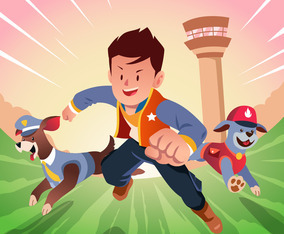 Paw Patrol Cartoon Background