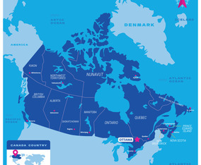Canada Map With All States