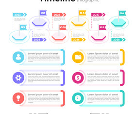 Free timeline - Vector Art