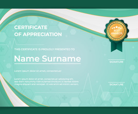 Aerospace Engineering Certificate Template Set | FreeVectors