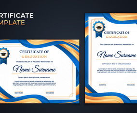Elegant Graduation Certificate Template | FreeVectors