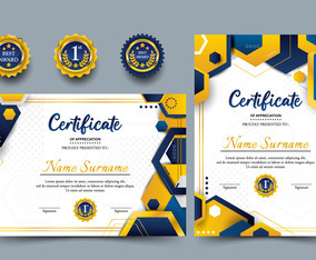 Free certificate - Vector Art
