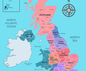 Country Map United Kingdom