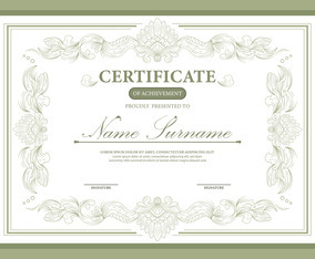 Free certificate - Vector Art