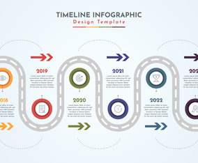 Free timeline - Vector Art