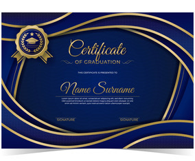 Elegant Graduation Certificate Template | FreeVectors