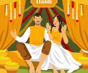 Free haldi - Vector Art