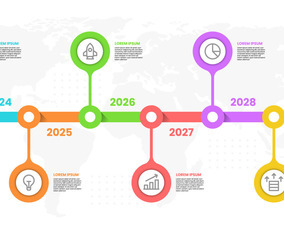 Free timeline - Vector Art