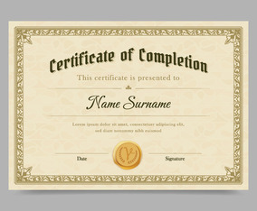 Vintage Certificate Background | FreeVectors