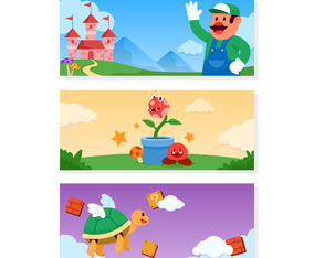 Free super mario bros - Vector Art