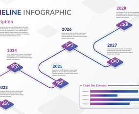 Free timeline - Vector Art