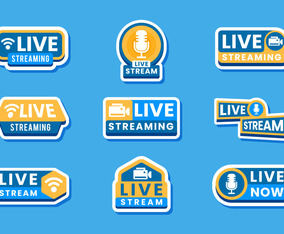 Free live streaming - Vector Art