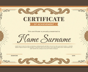 Free certificate - Vector Art