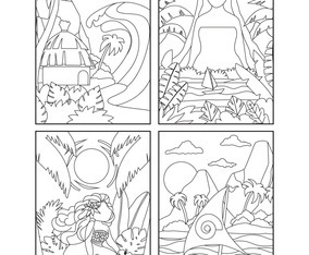 Free coloring pages - Vector Art