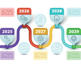 Free timeline - Vector Art
