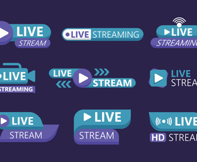 general streaming - 764 Free Vectors to Download | FreeVectors