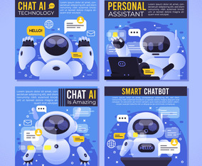 Social Media Post Collection with Chatbot AI Concept
