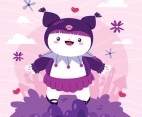 Free kuromi - Vector Art