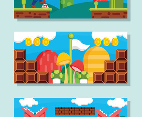 Free super mario bros - Vector Art
