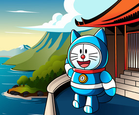 Free doraemon - Vector Art