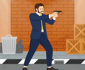 Free john wick - Vector Art