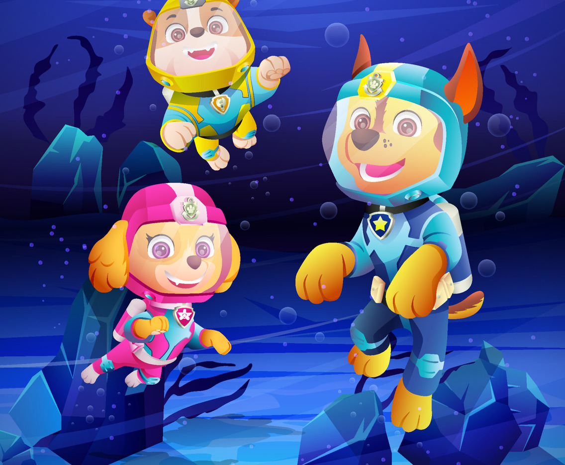 A Group of Super Dogs Go on a Deep Sea Mission